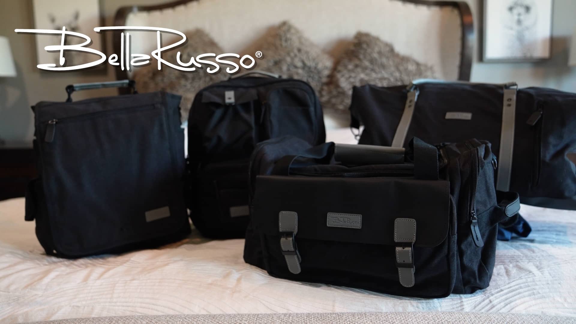 Cotton Canvas Luggage Set by Bella Russo on Vimeo