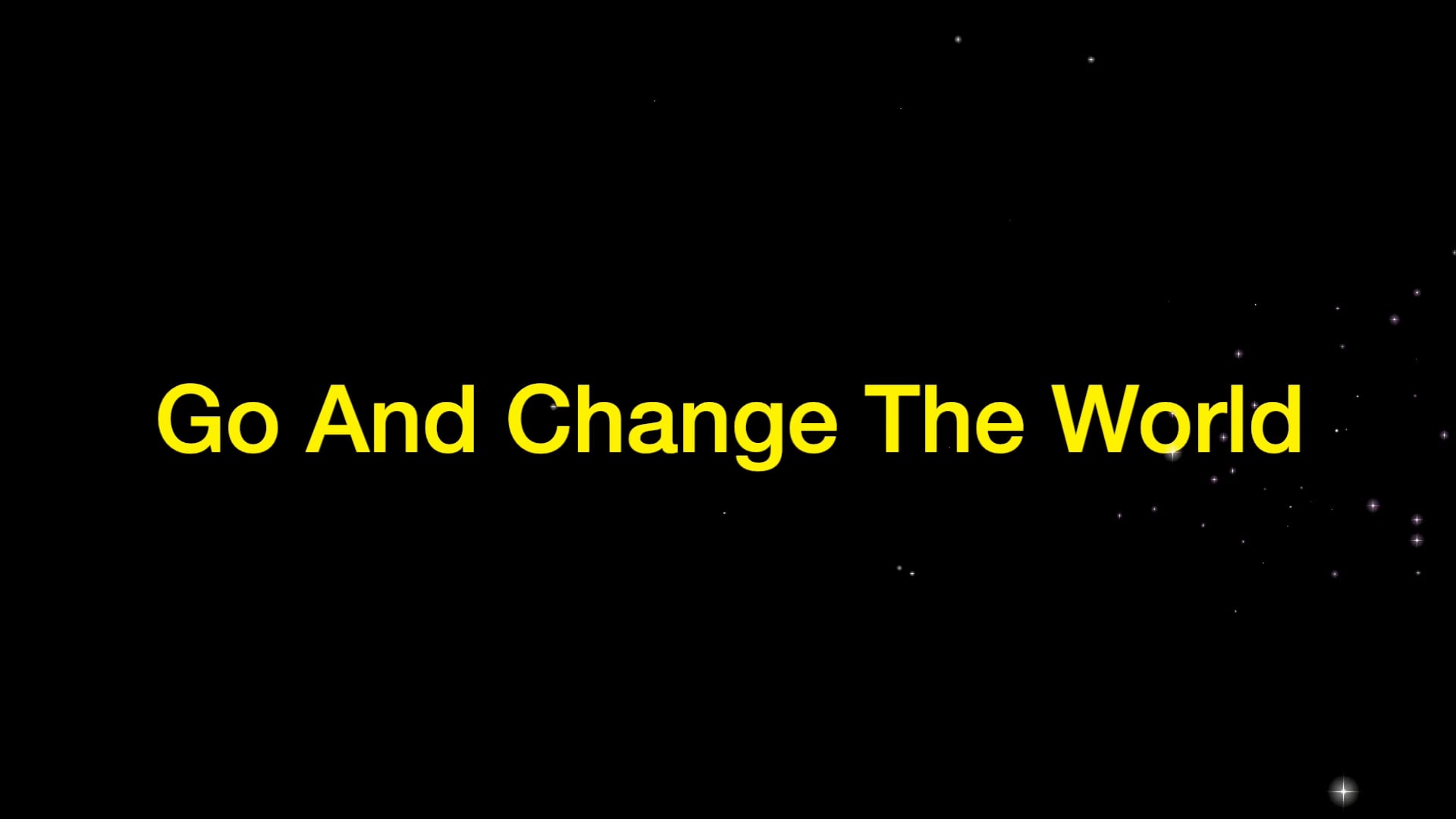 230521.Go And Change The World on Vimeo