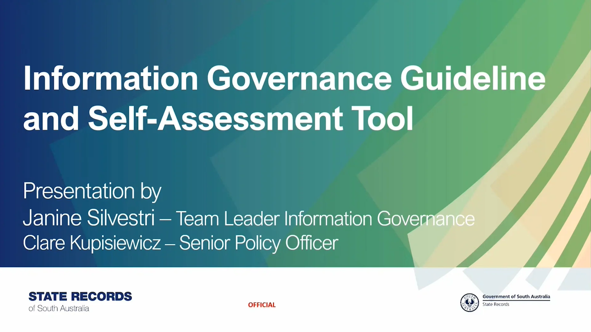 Information Governance Guideline and Self-assessment Tool - Information ...