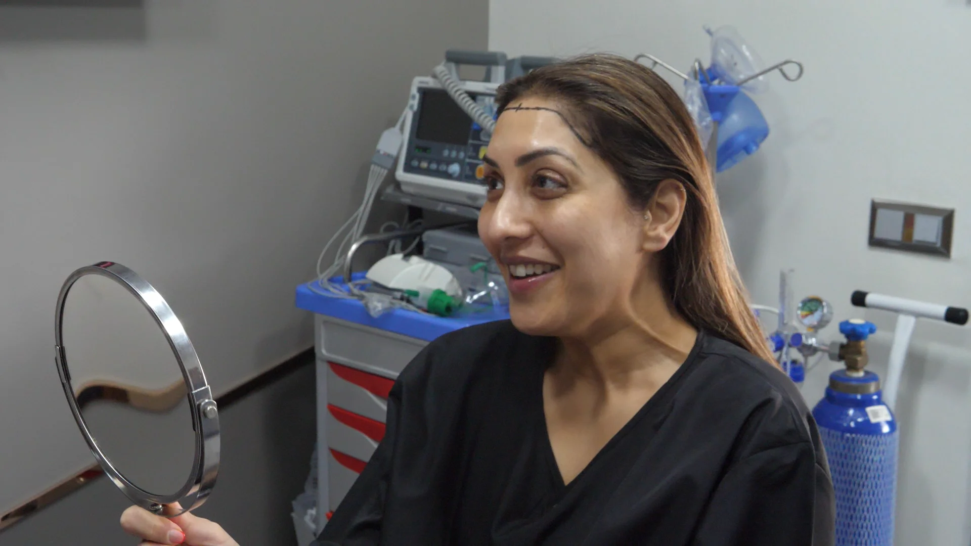 Sandeep Samra's Hair Journey - Checking hair line drawing - Female FUE ...