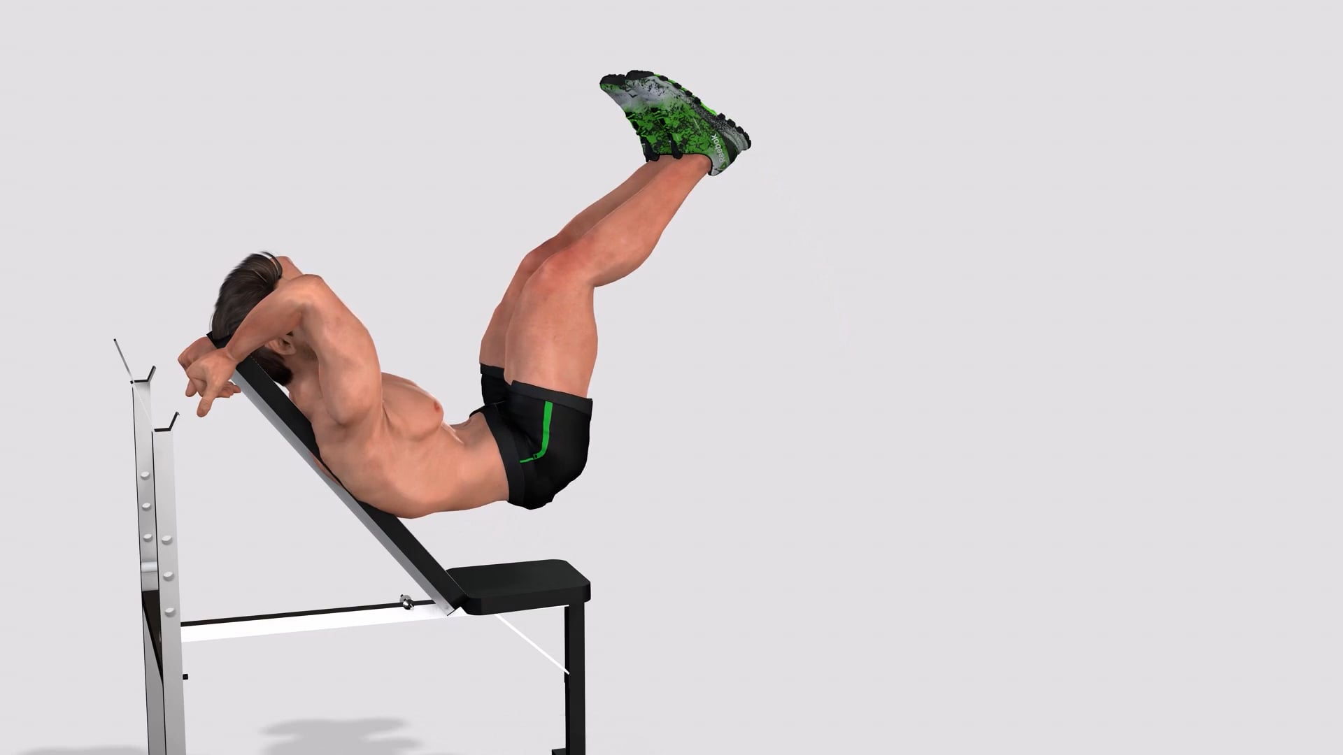 Incline Bench Reverse Crunches on Vimeo