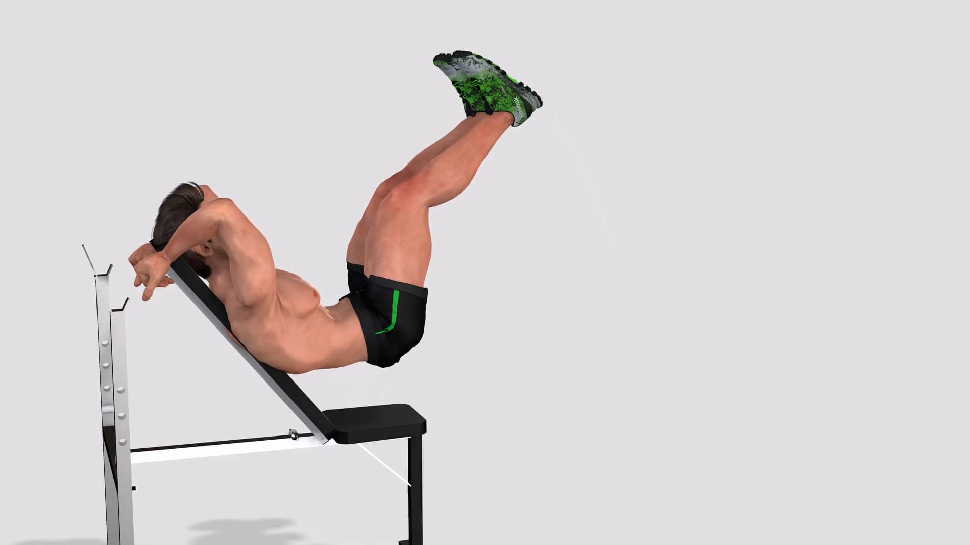 Incline Bench Reverse Crunches on Vimeo