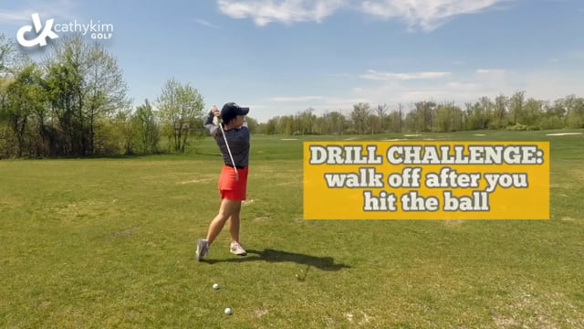 Get to the Perfect Golf Swing Finish with the Walk Off Drill