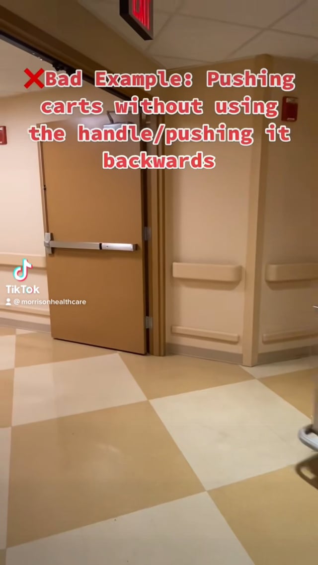 PDA Safety TikToks - Cart Safety: Best Way to Push a Cart on Vimeo