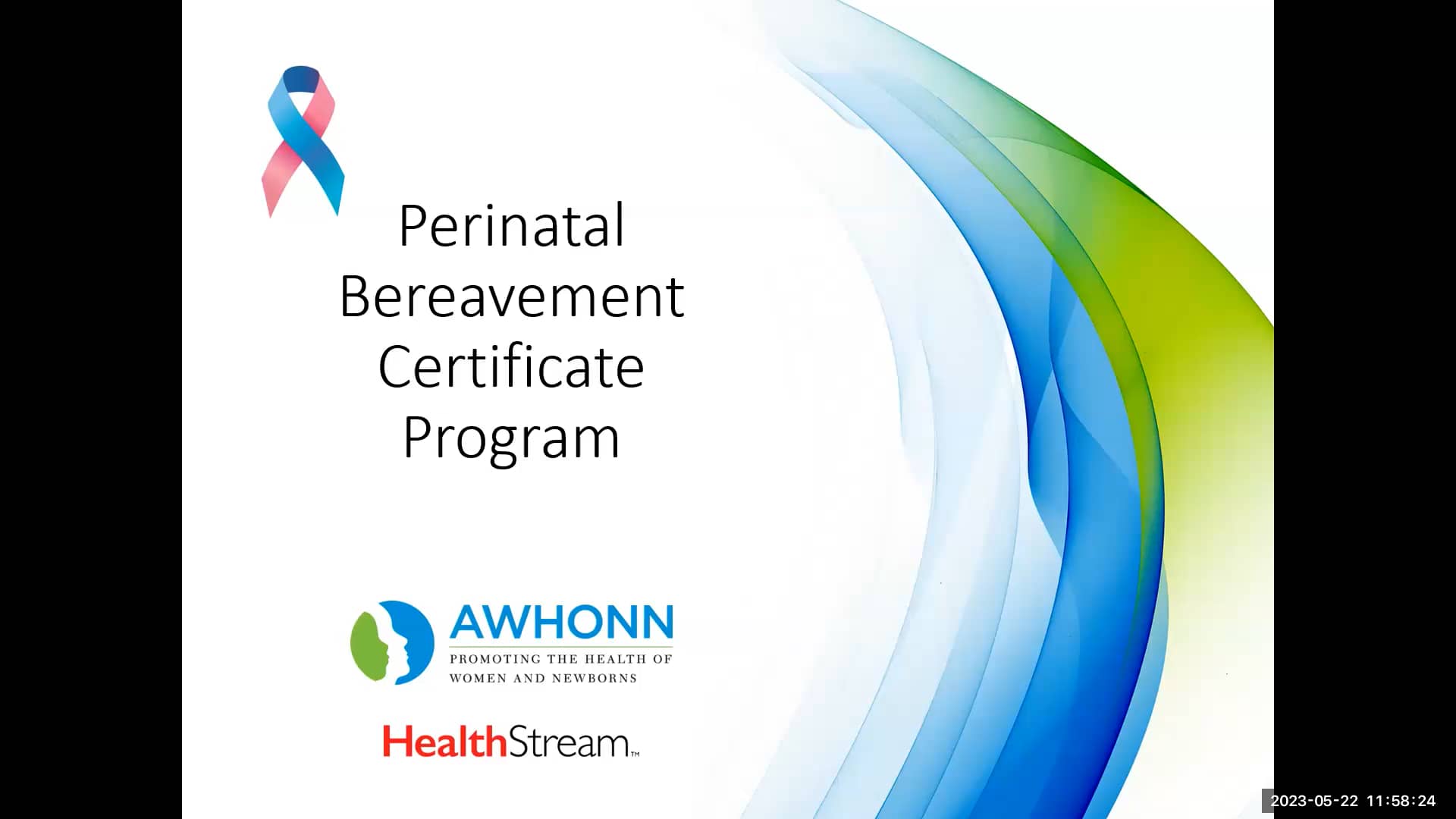 Perinatal Bereavement Certificate Program on Vimeo