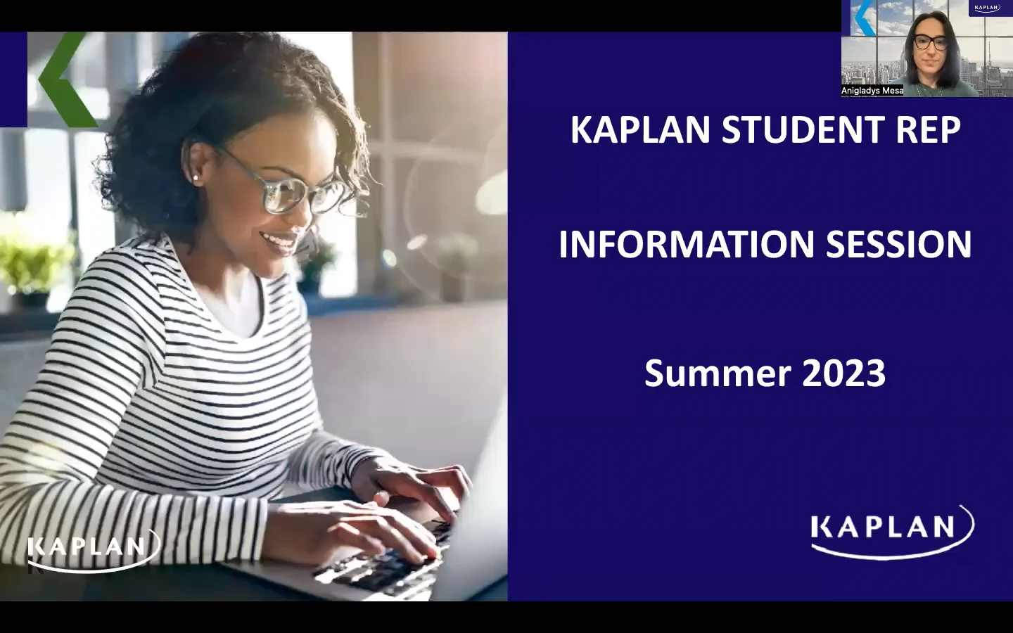 Kaplan Bar Rep Info Session S23 SFL
