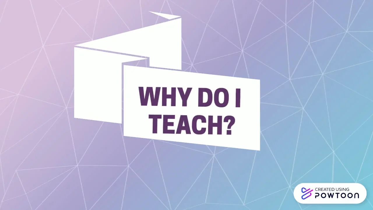 WHY DO I TEACH? on Vimeo