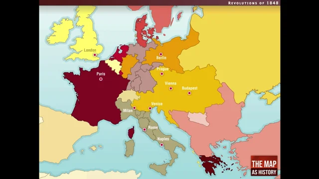 Austrian Empire Map 1848