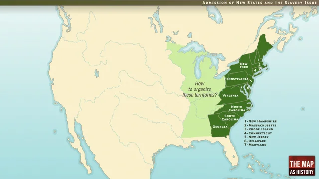 Slavery In The South Map