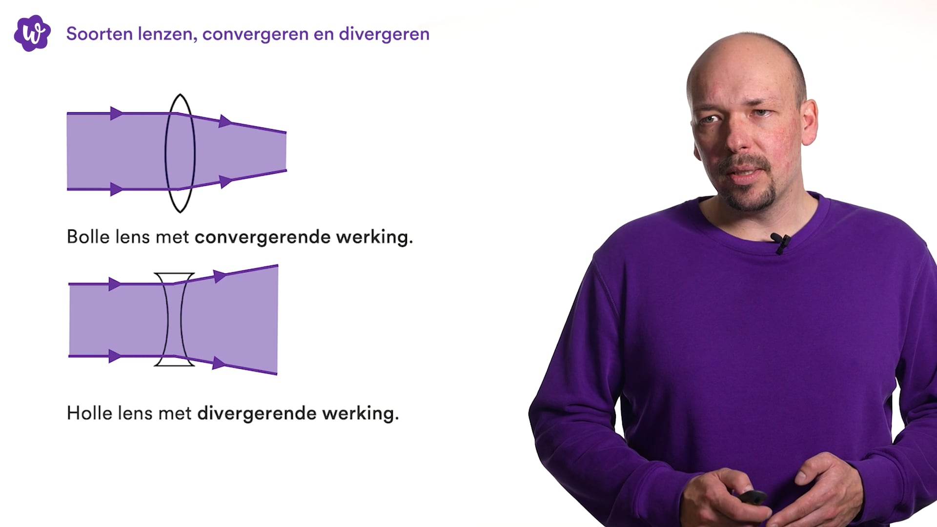 Soorten lenzen, convergeren en divergeren oefenen | StudyGo