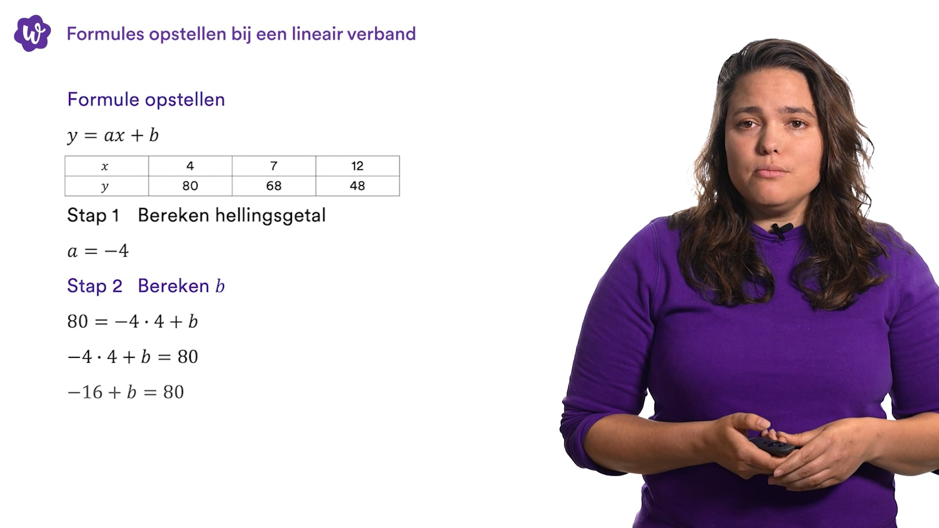 Formule opstellen bij een lineair verband oefenen | StudyGo