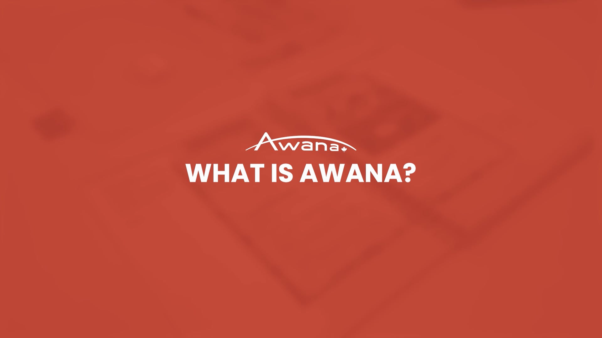 What Is Awana? on Vimeo