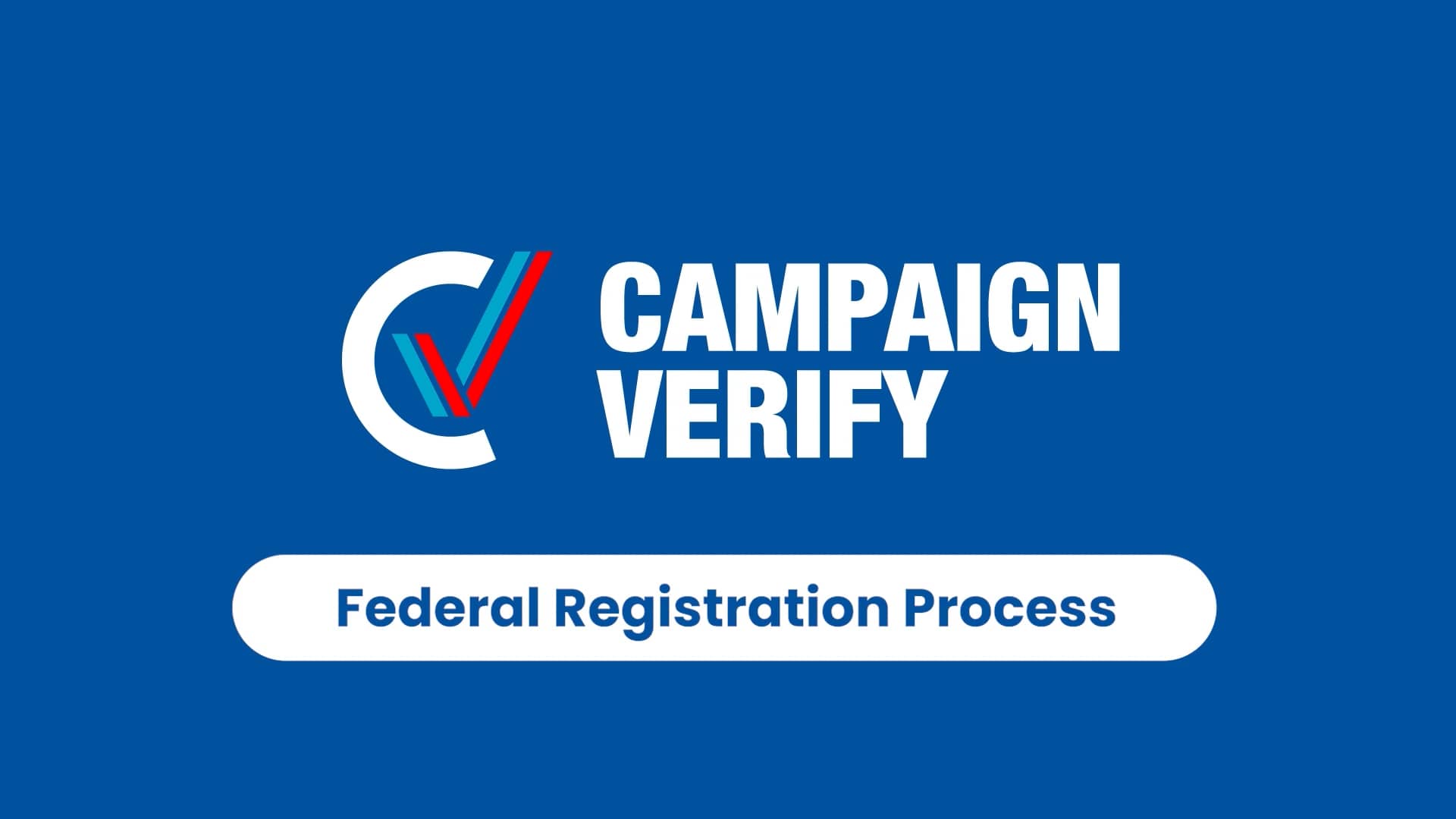 Campaign Verify Demo: Federal Verification Request on Vimeo