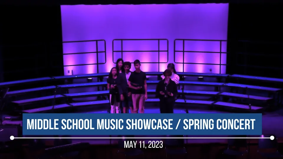 Middle School Spring Concert 2023 on Vimeo