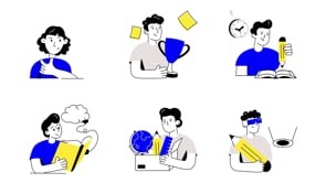 Animated Study Illustrations | Creative Market