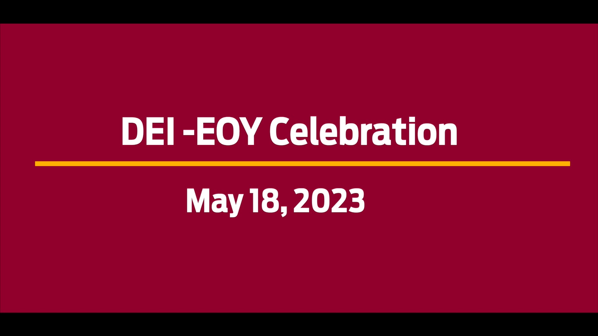 EOY DEI Celebration on Vimeo