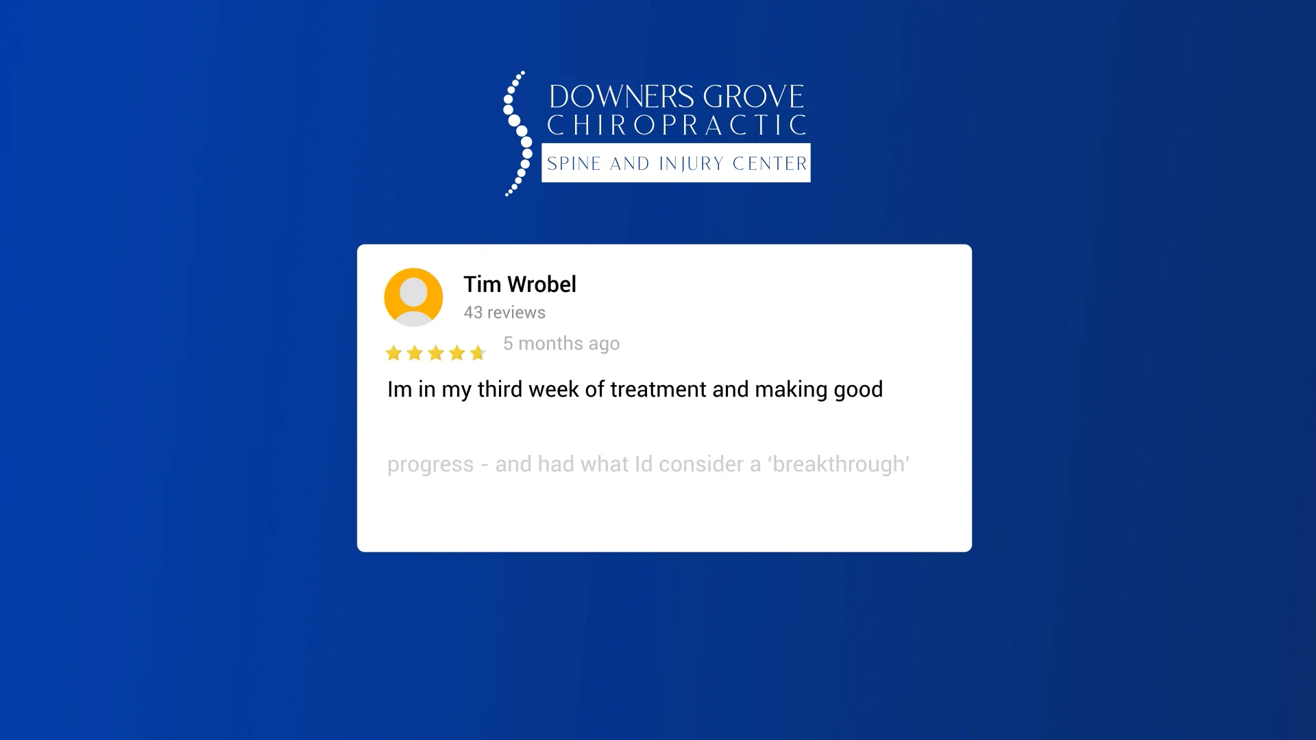 Testimonial Tim on Vimeo