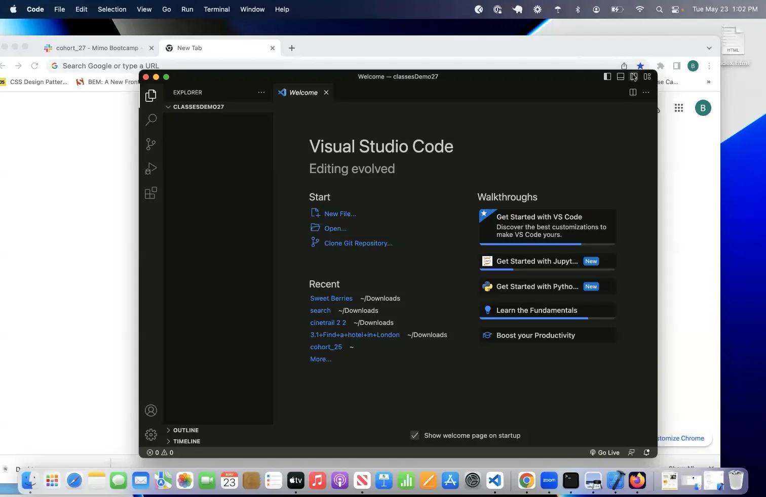 JS Classes I - Tuesday Afternoon on Vimeo