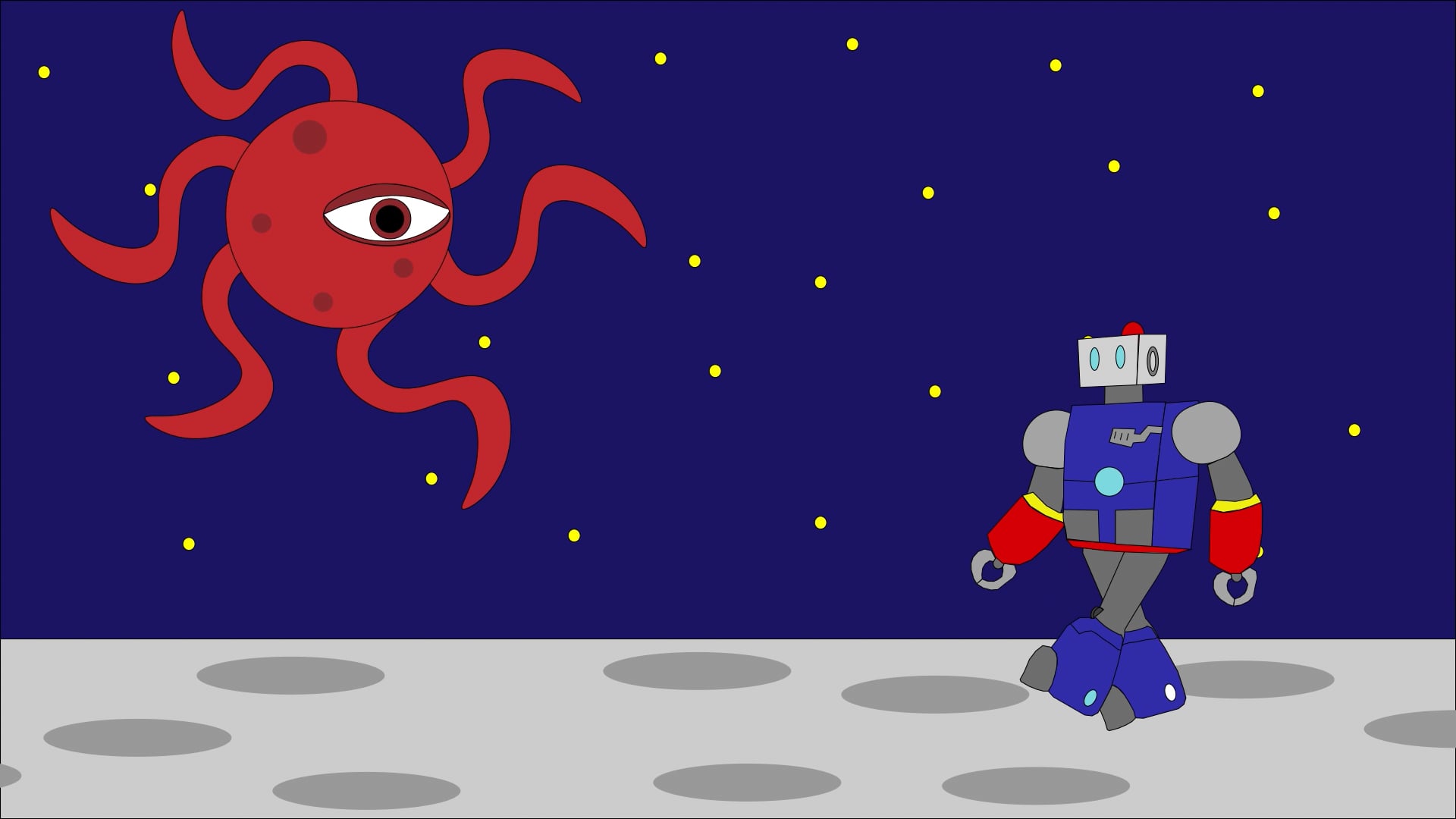 Robot walk cycle on Vimeo