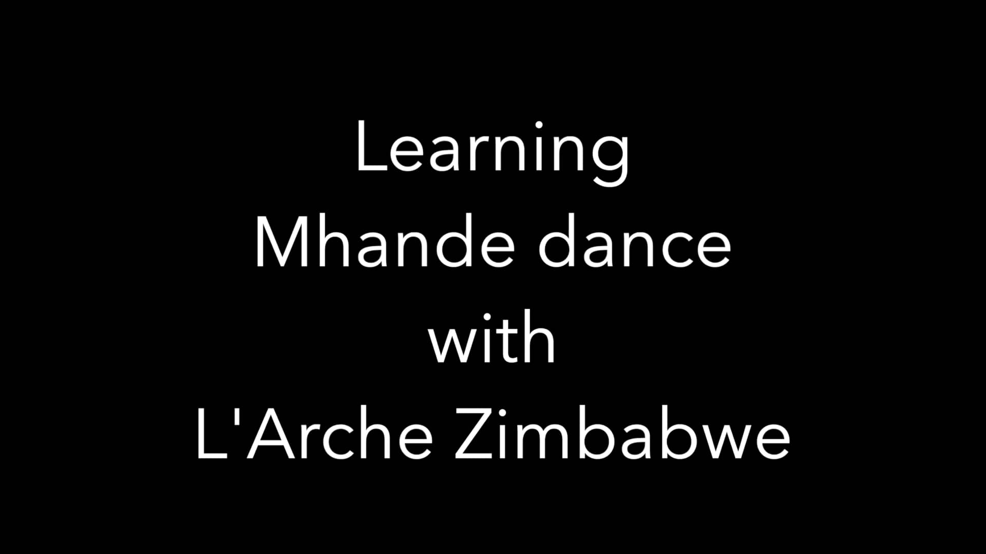 Mhande dance with L'Arche Zimbabwe (EN) on Vimeo