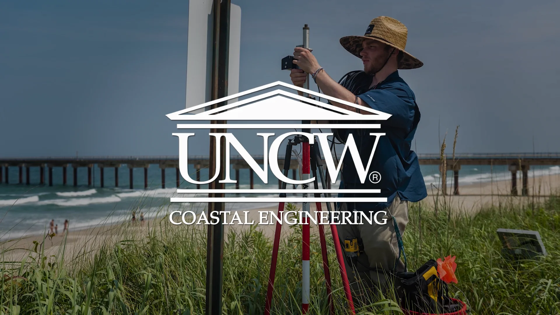 UNCW Coastal Engineering Wave Flume Installation