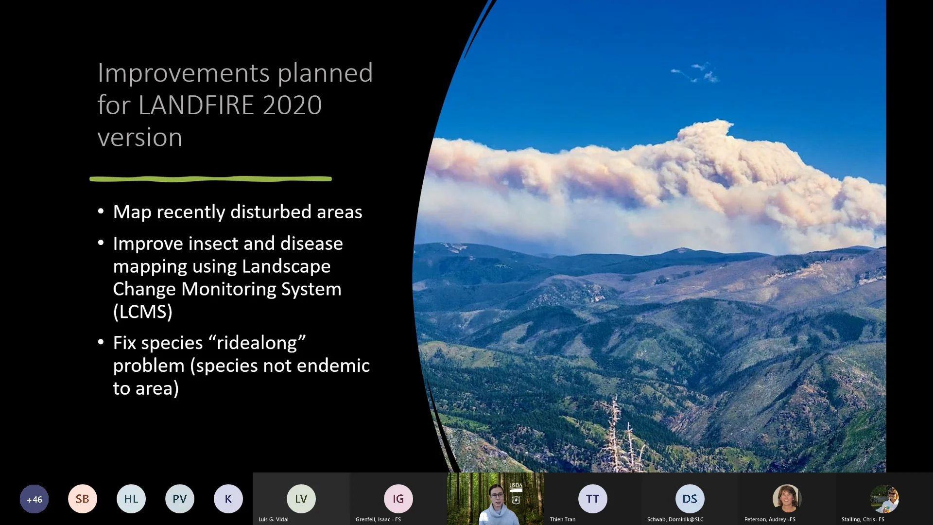 Mapping live and dead trees, fire responder hazard, carbon, and more ...