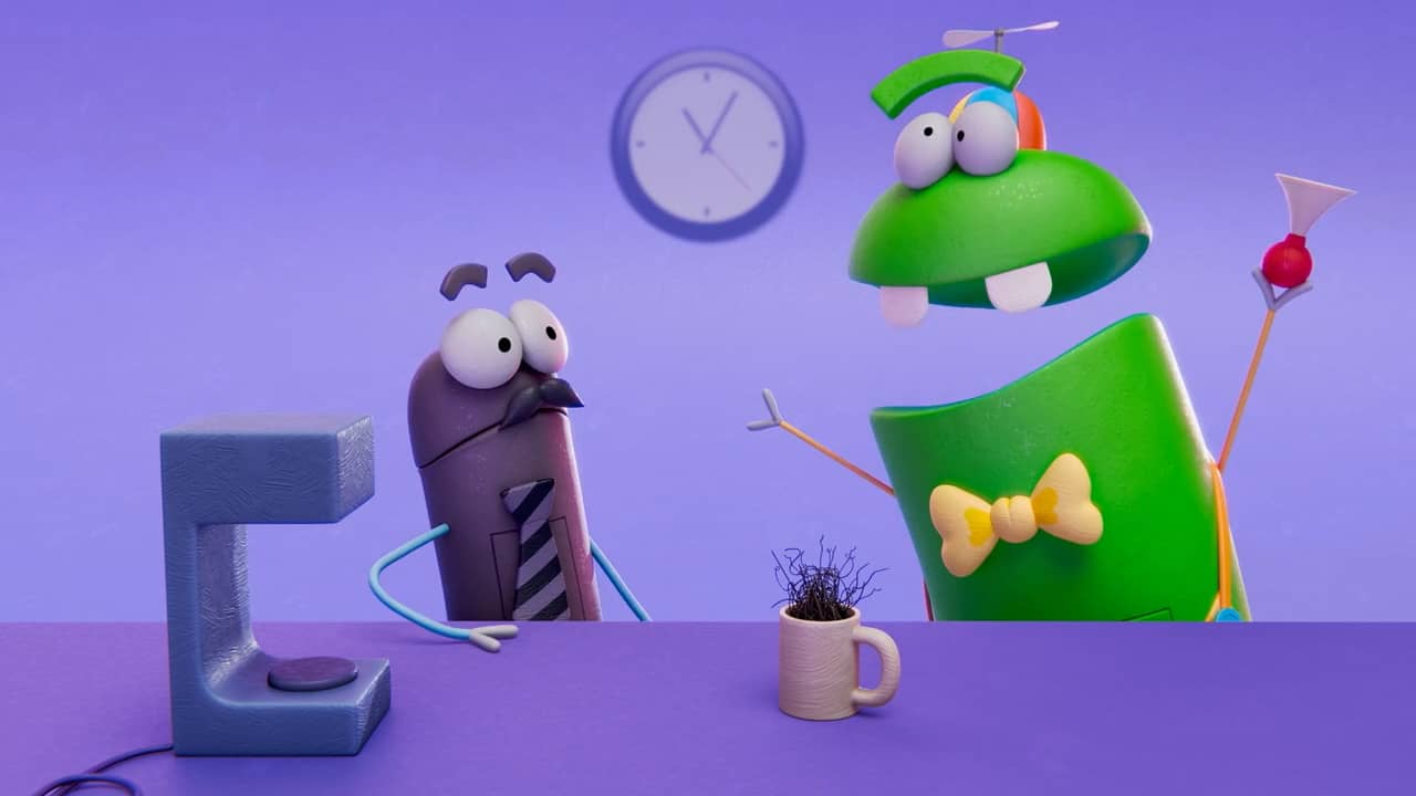 StoryBots: Answer Time - Bleep the Clown: What Are Adjectives? on Vimeo