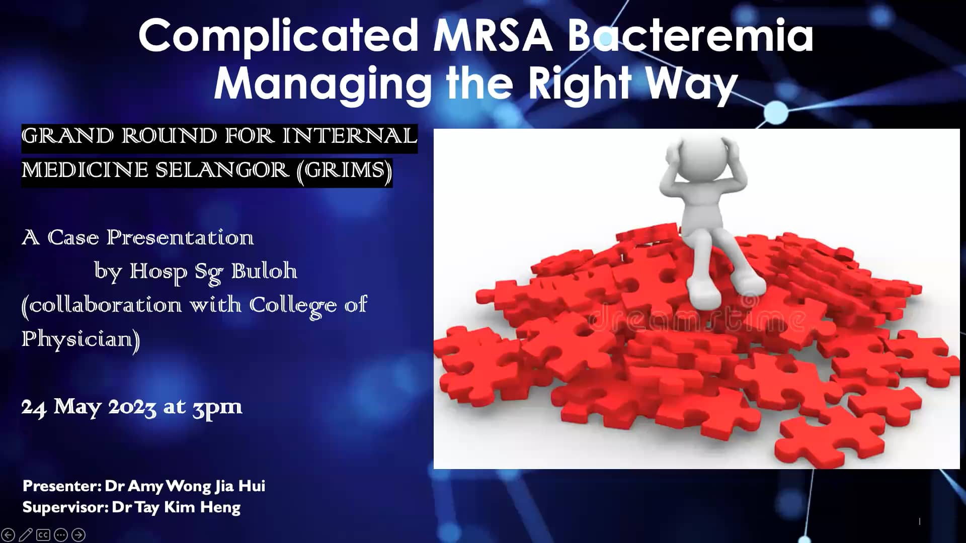 Complicated MRSA bacteraemia Managing the right way on Vimeo
