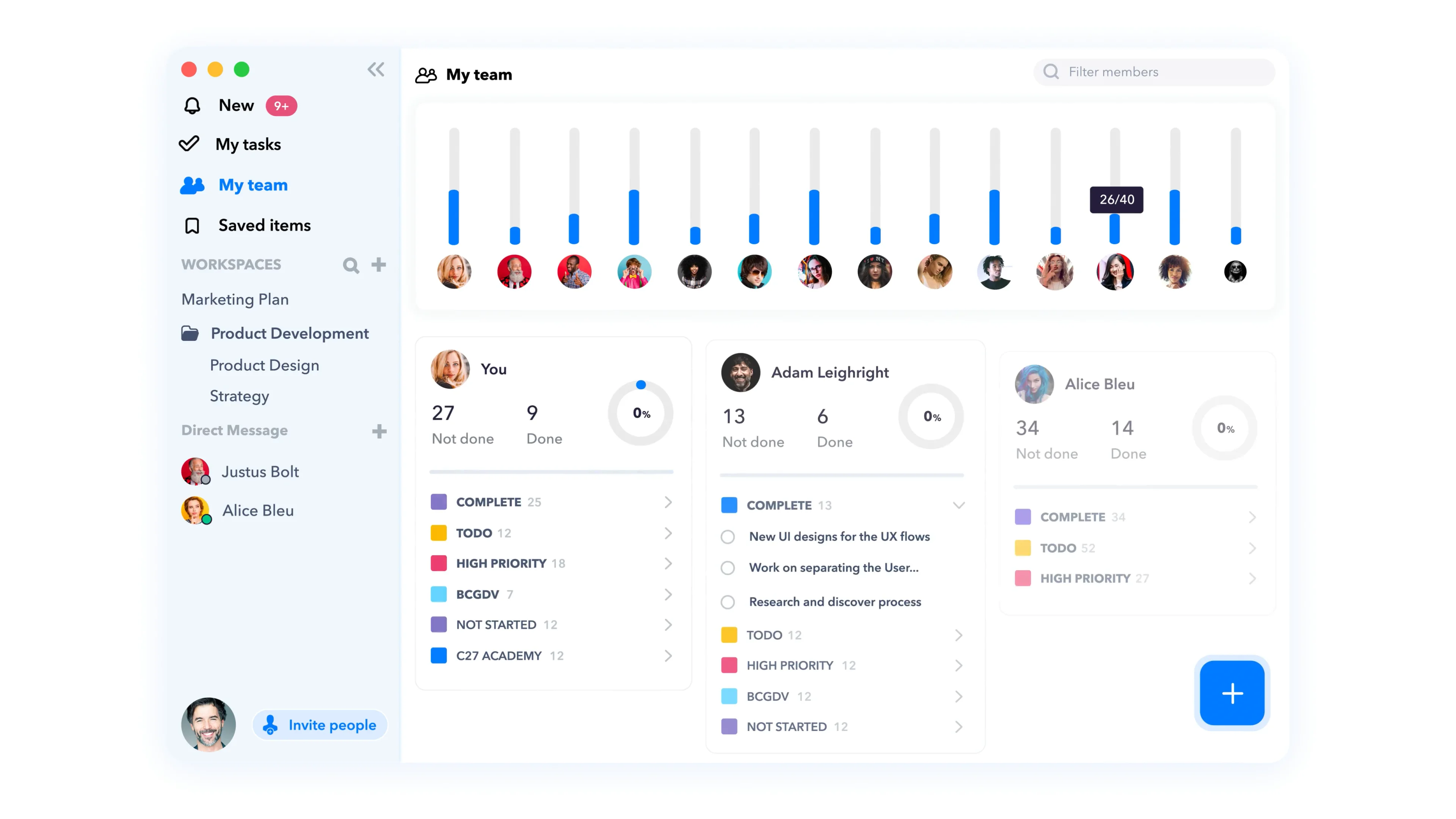 My team My tasks on Vimeo