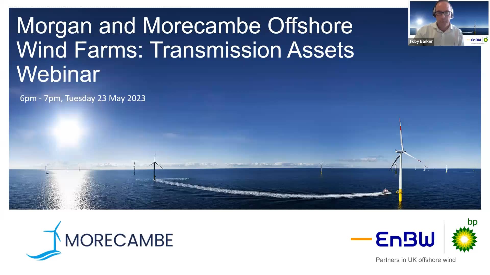 Morgan and Morecambe Offshore Wind Farms: Transmission Assets Webinar - 23rd May 2023 on Vimeo