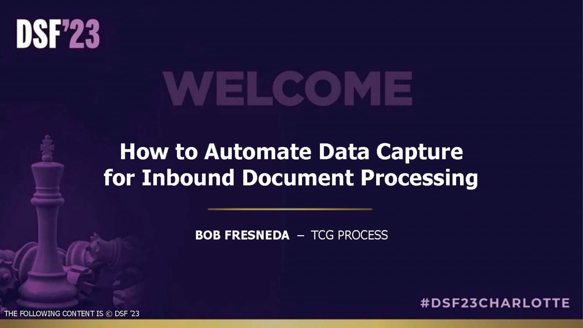 DSF '23: CASE STUDY - How to Automate Data Capture for Inbound Document ...