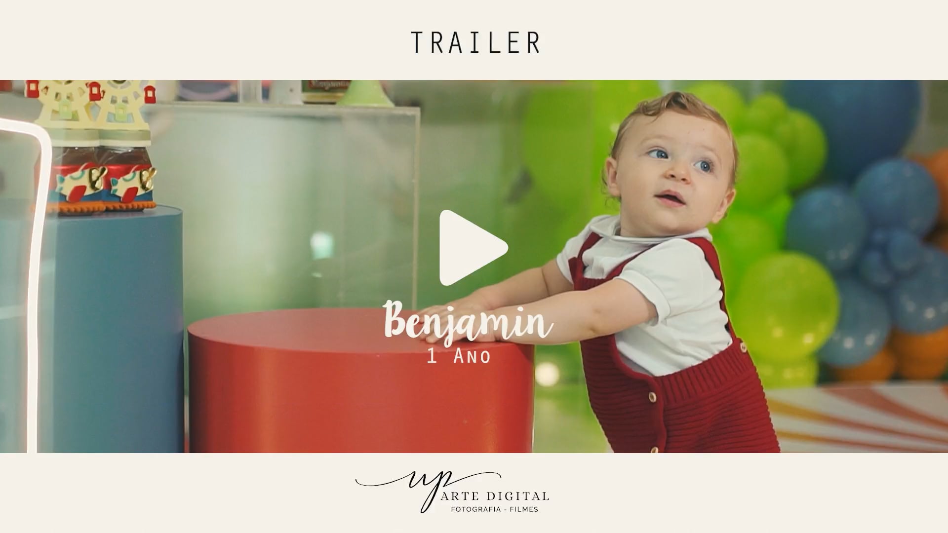 Benjamin {1 Ano} - TRAILER on Vimeo