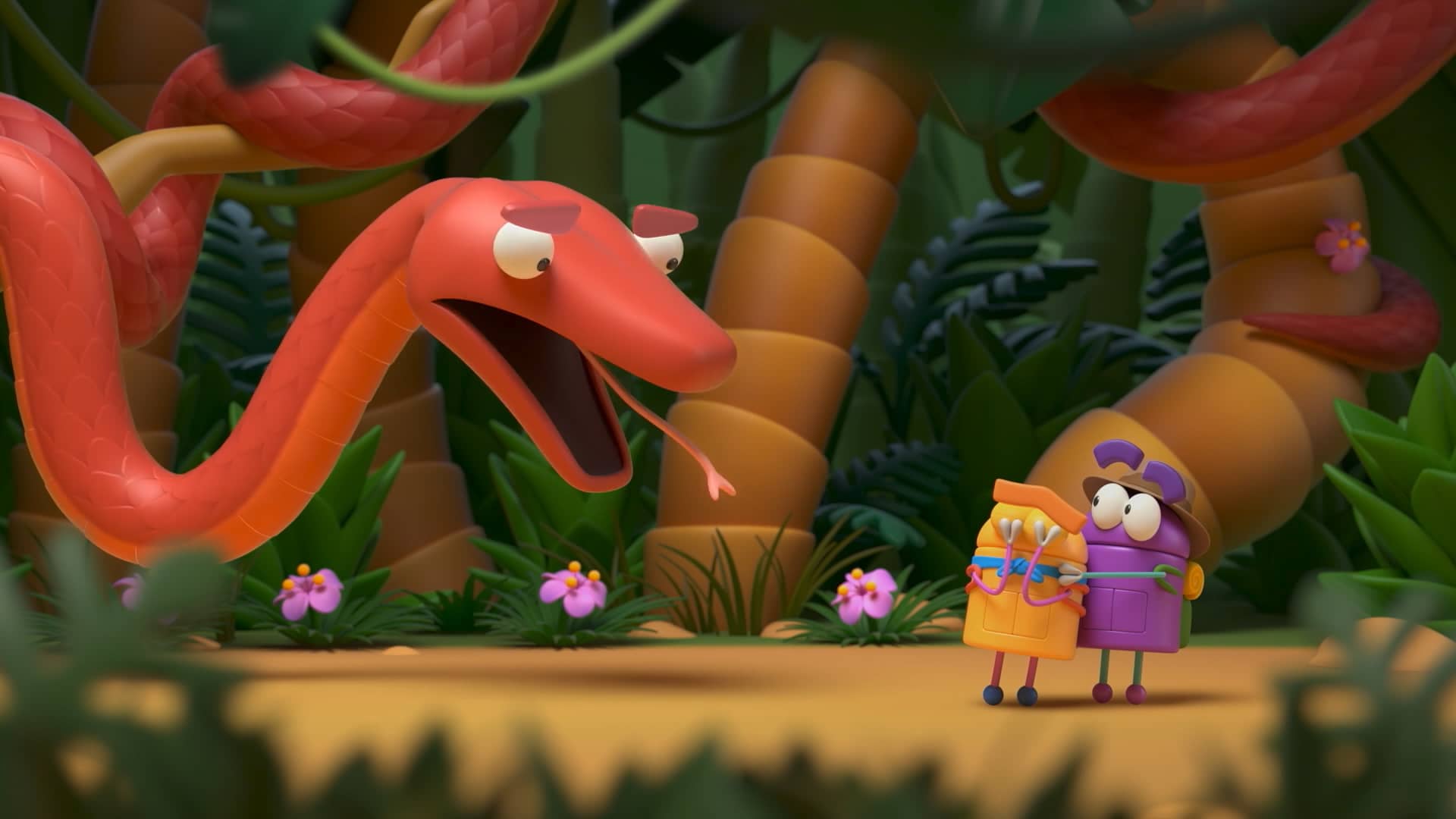 StoryBots: Answer Time - Dink & Doink: How Many Plants Are There? on Vimeo