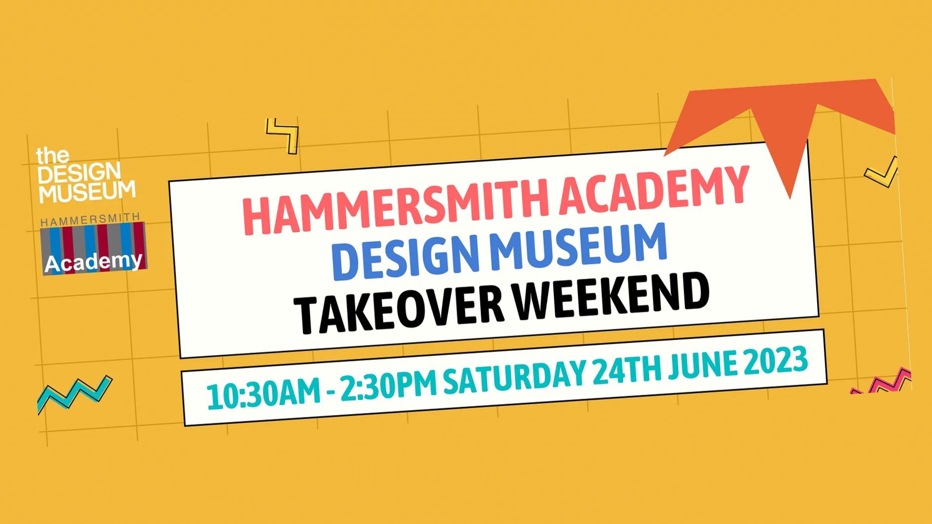 Hammersmith Academy Design Museum Takeover Weekend!