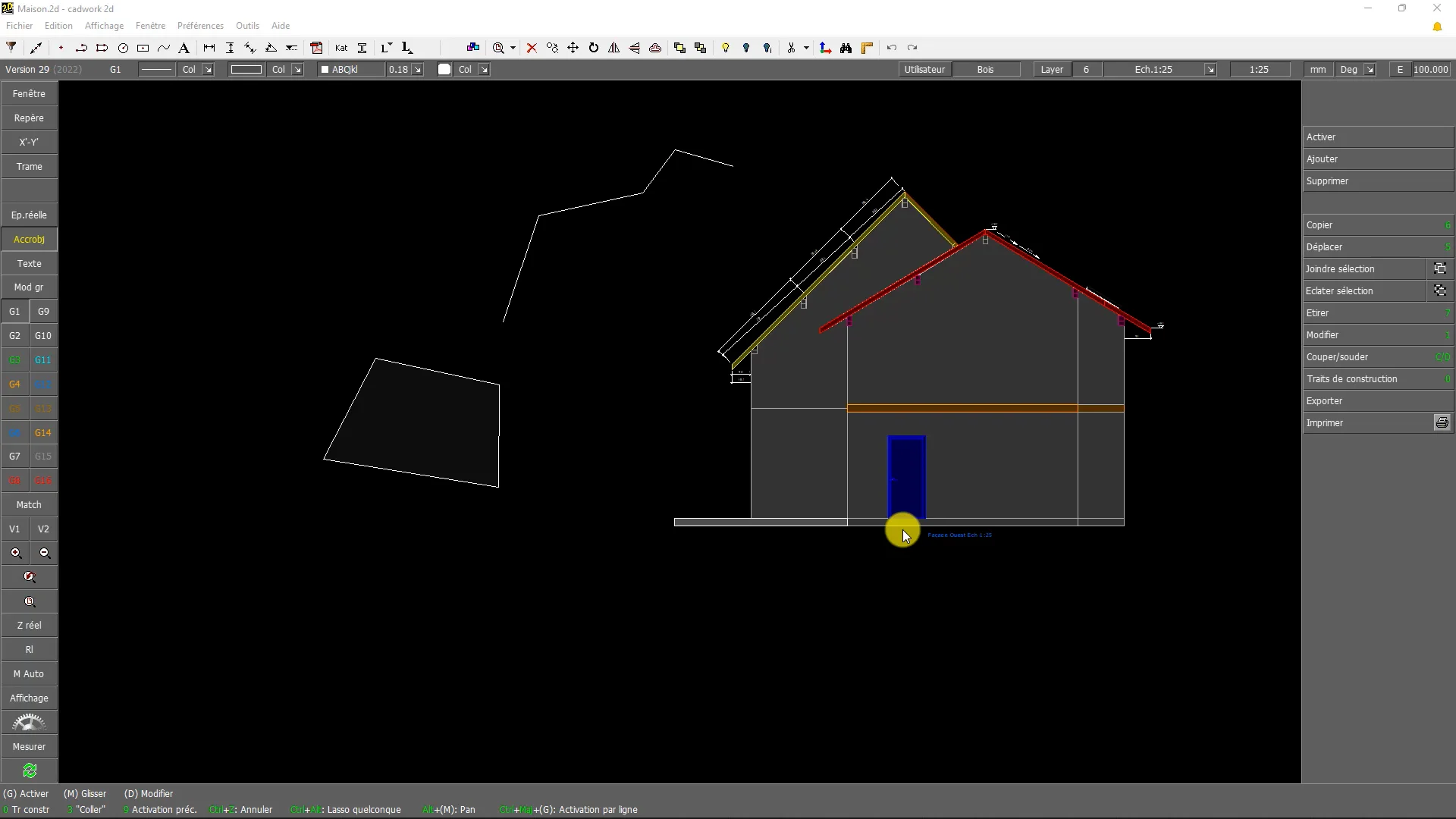 Cadwork 2D - les bases - Module 2D - 04 - Raccourcis clavier très ...