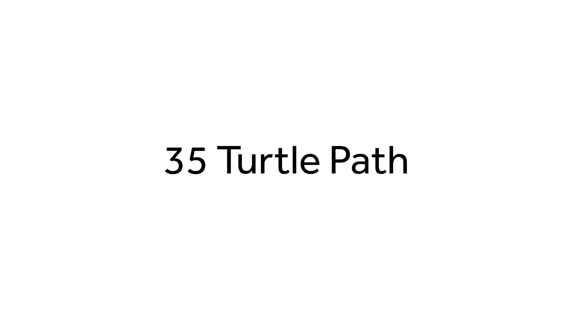 35 Turtle Path Video Tour on Vimeo