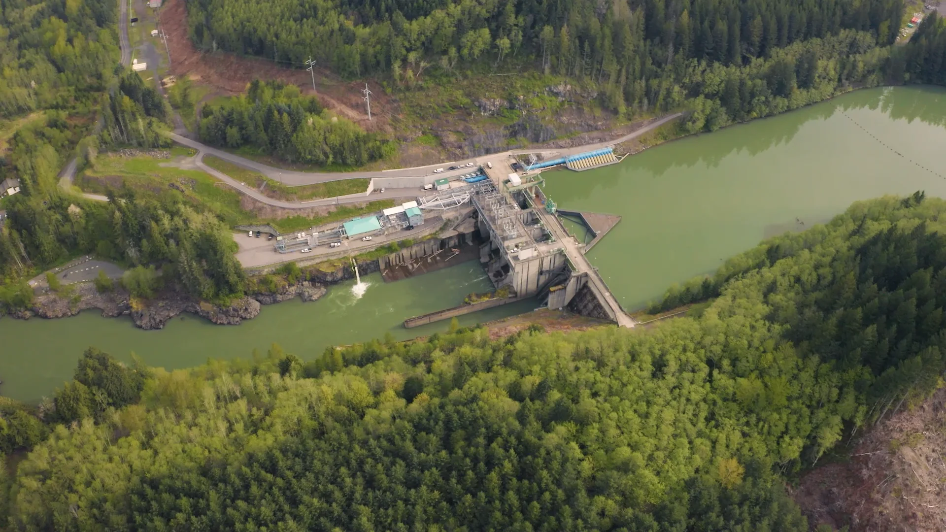 Cowlitz Falls Drone Video on Vimeo