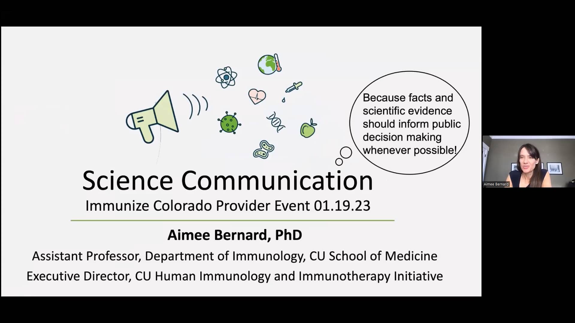 Ten Tips for Effective Science Communication on Vimeo