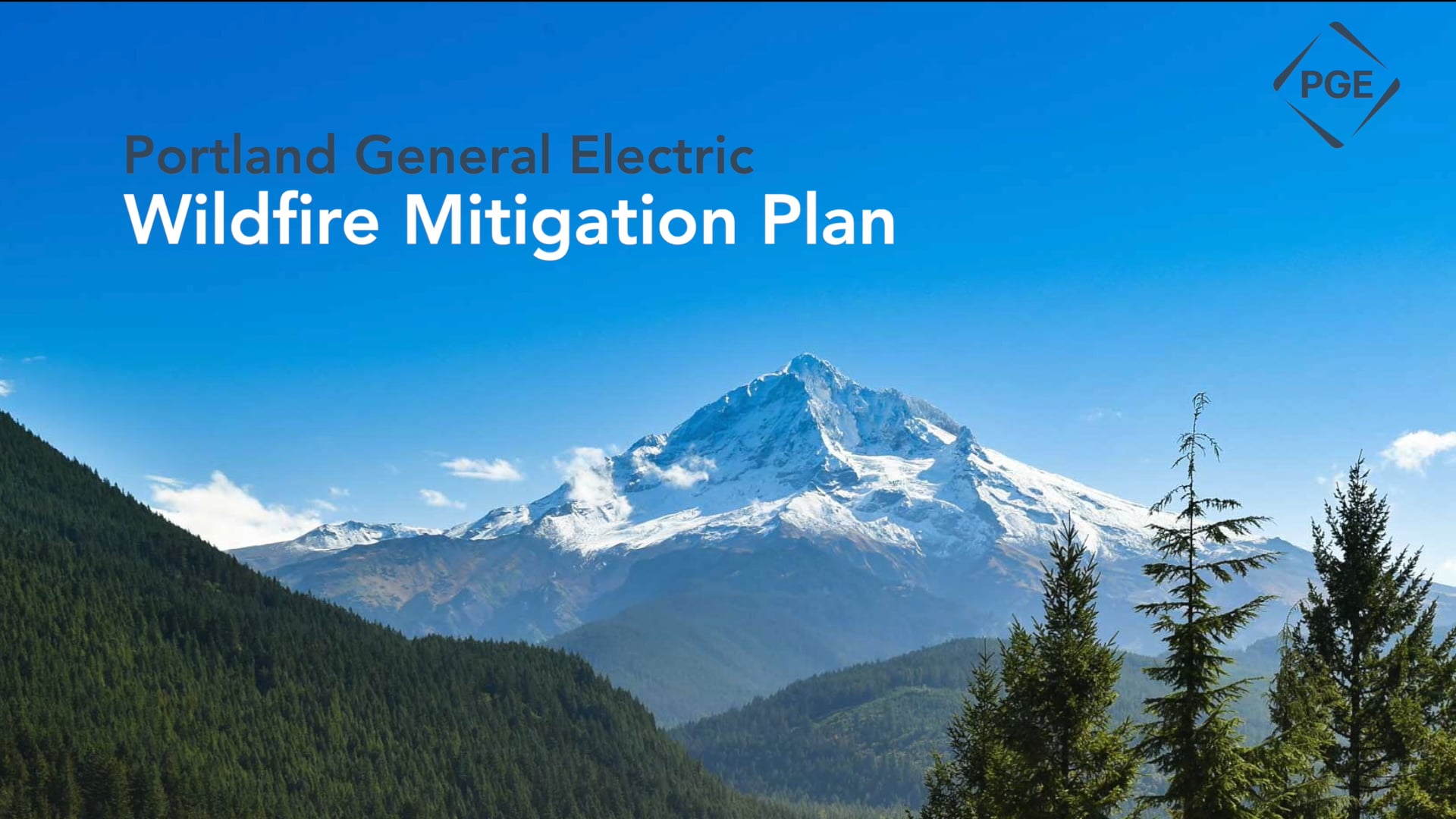 PGE Wildfire Mitigation Plan on Vimeo