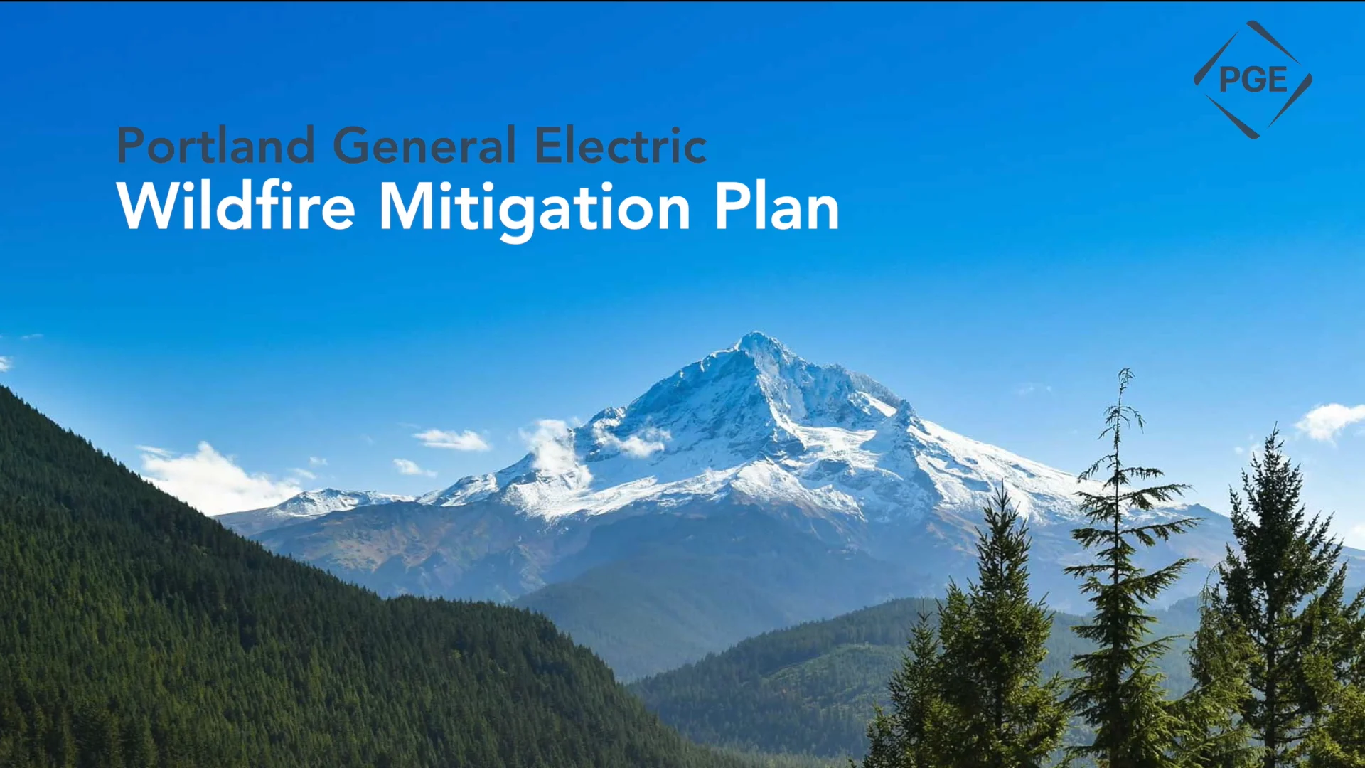 PGE Wildfire Mitigation Plan on Vimeo