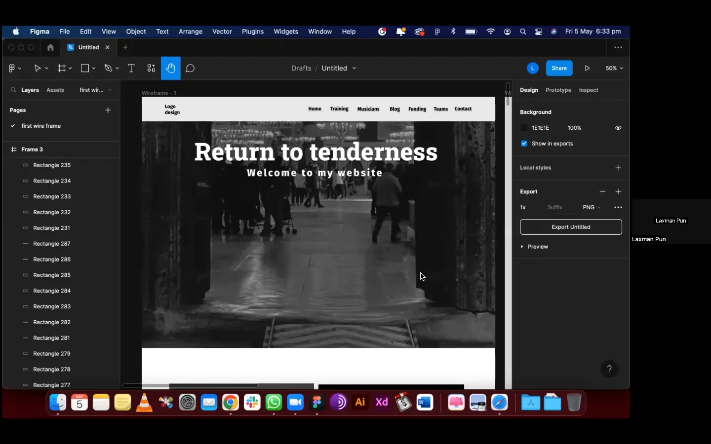 Work in Progress : Session 1 on Vimeo