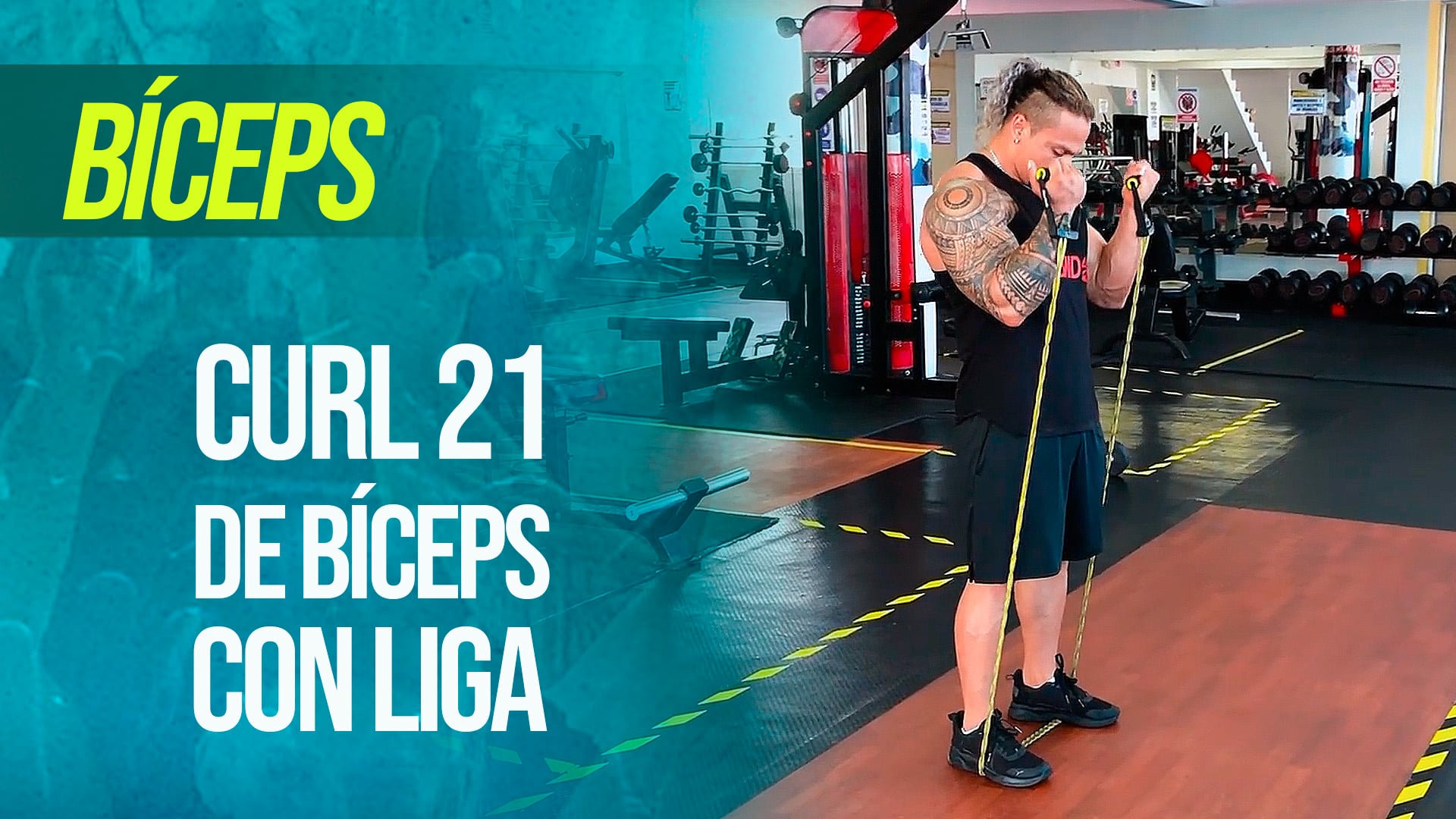 Curl 21 de bíceps con liga on Vimeo