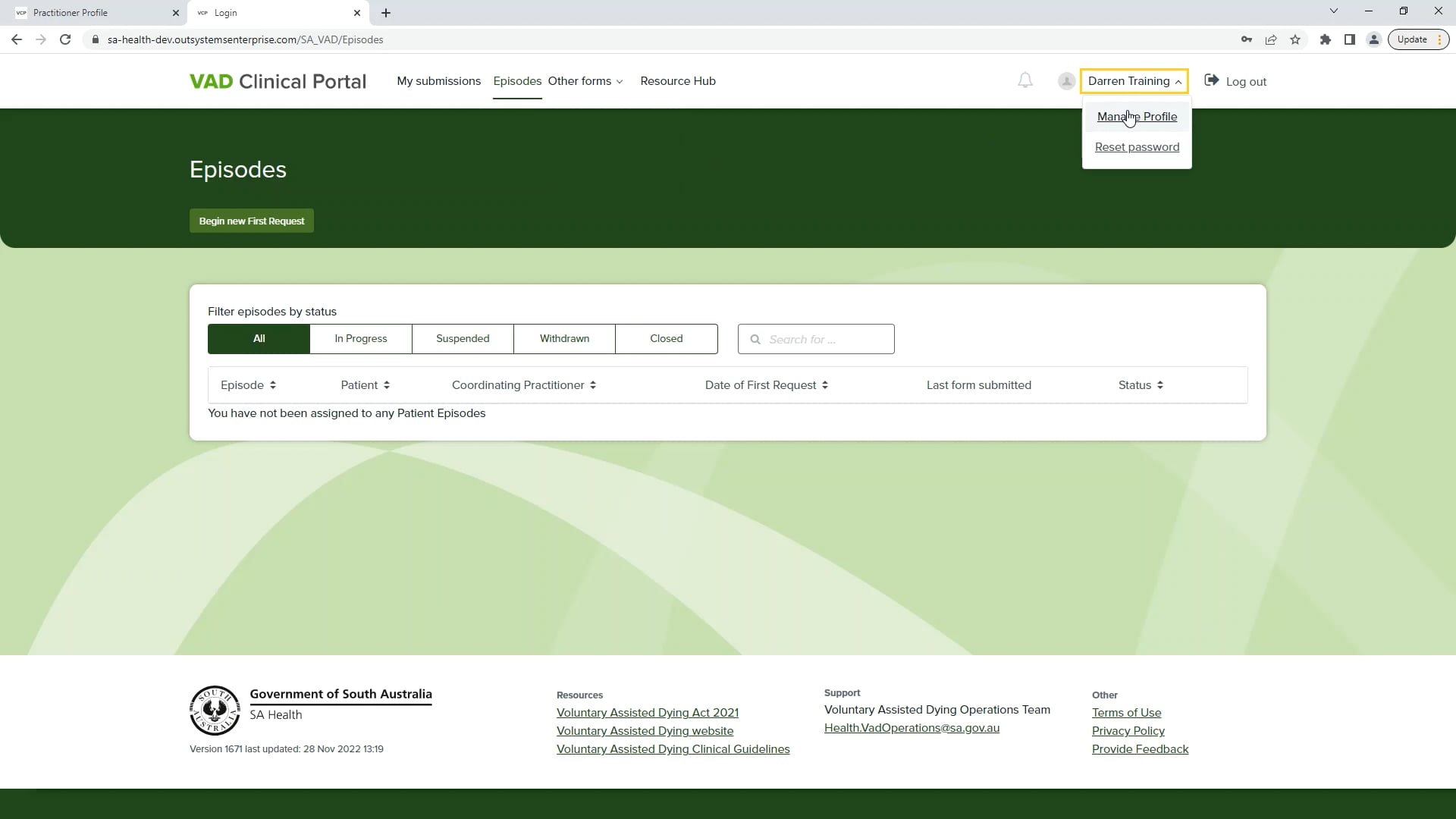 VAD Activate Account - Practitioners on Vimeo
