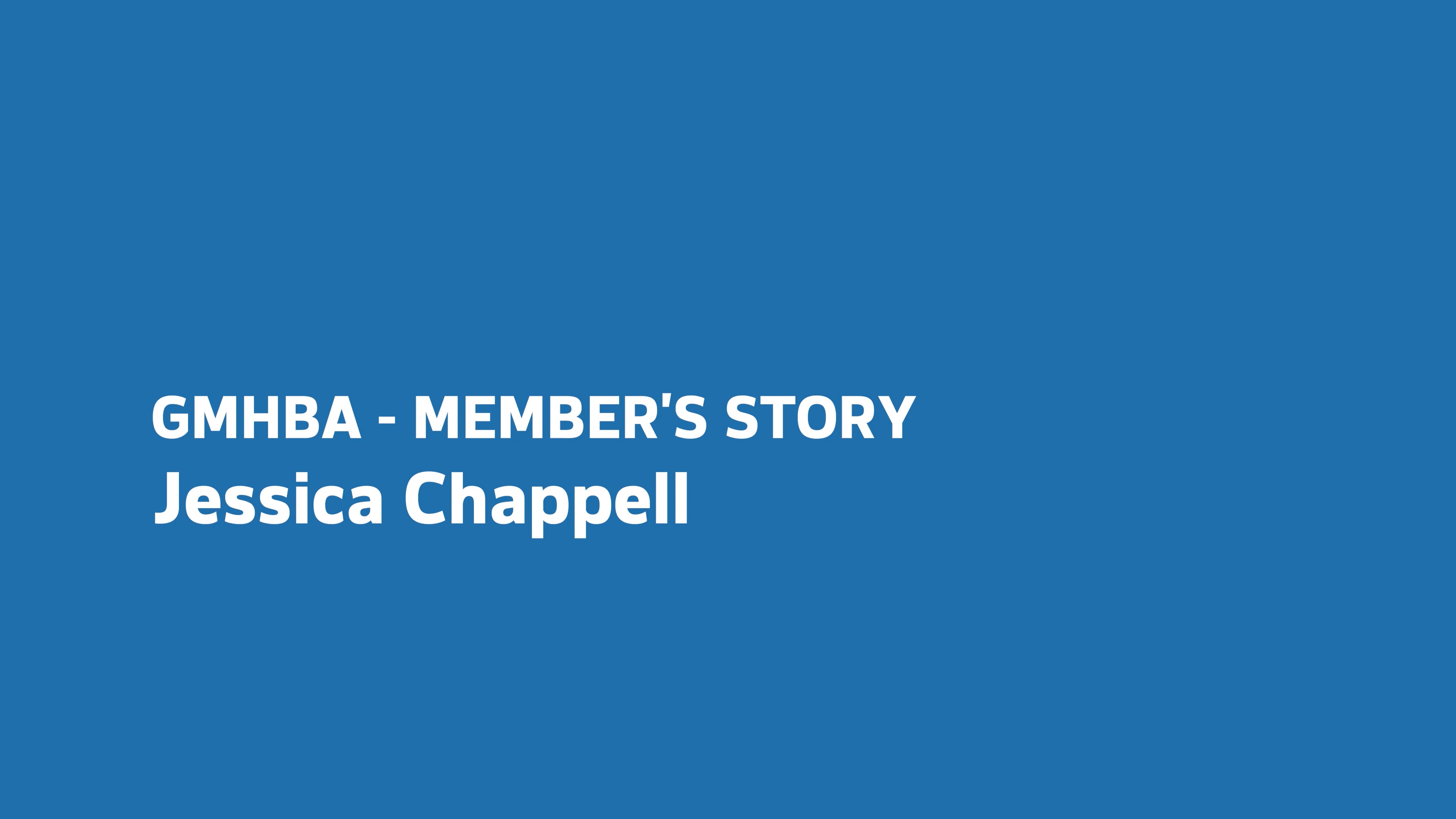 GMHBA Members Story - Jessica chappell on Vimeo