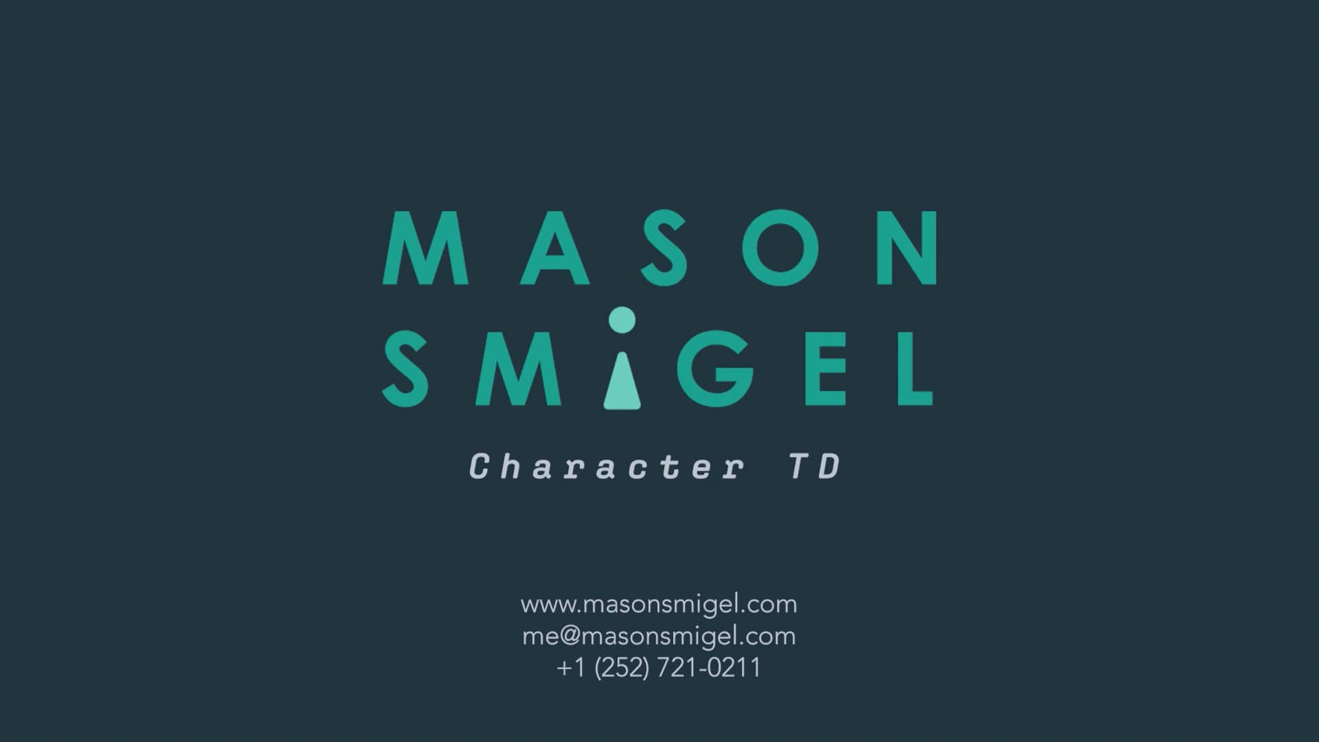 Mason Smigel - Character TD 2023 on Vimeo