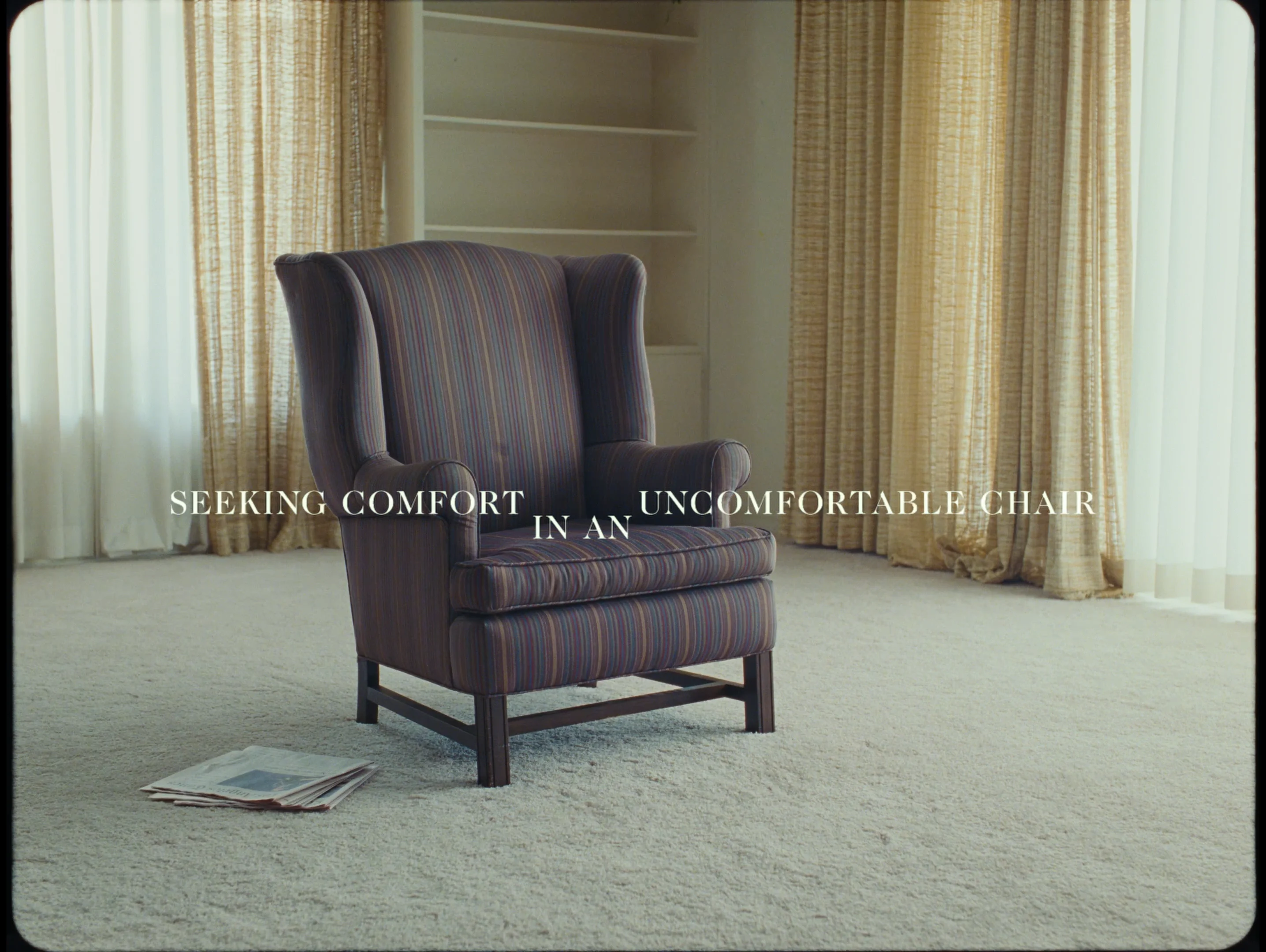 Seeking Comfort In An Uncomfortable Chair on Vimeo