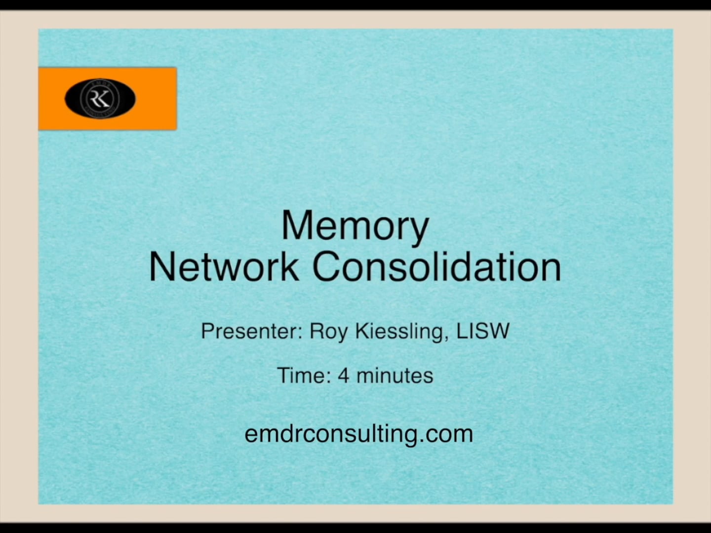 MEMORY NETWORK CONSOLIDATION on Vimeo