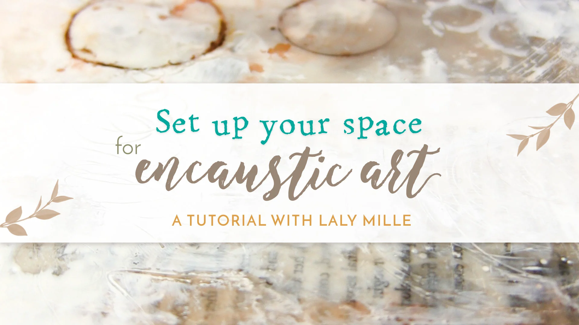 Simple encaustic set-up on Vimeo