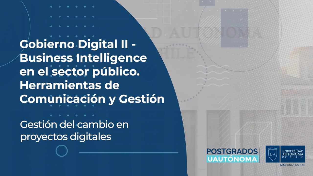 MGD_Gobierno Digital II - Business Intelligence en el sector público Herramientas de ...