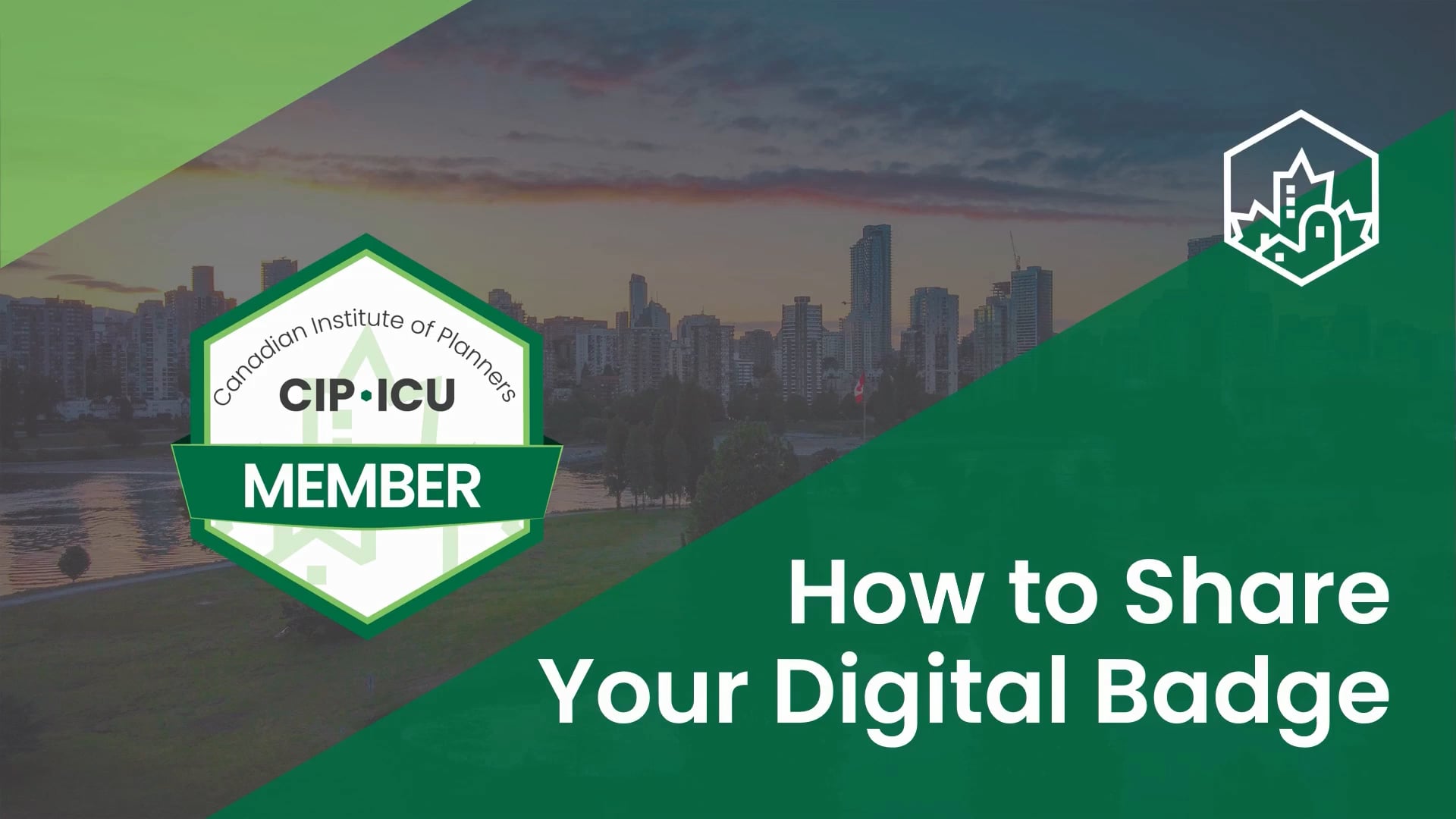 How to Share Your CIP Digital Badge on Vimeo